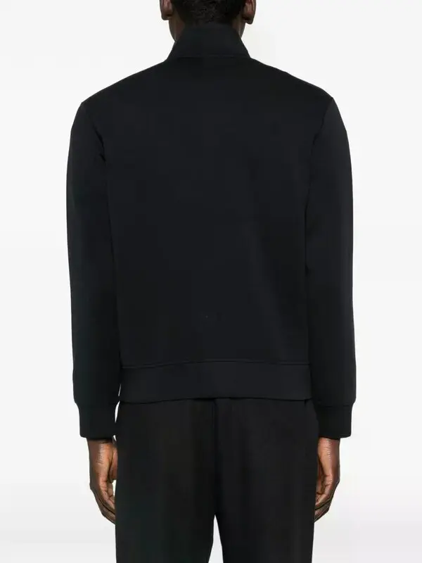 Emporio Armani Zip Mock-neck Sweatshirt