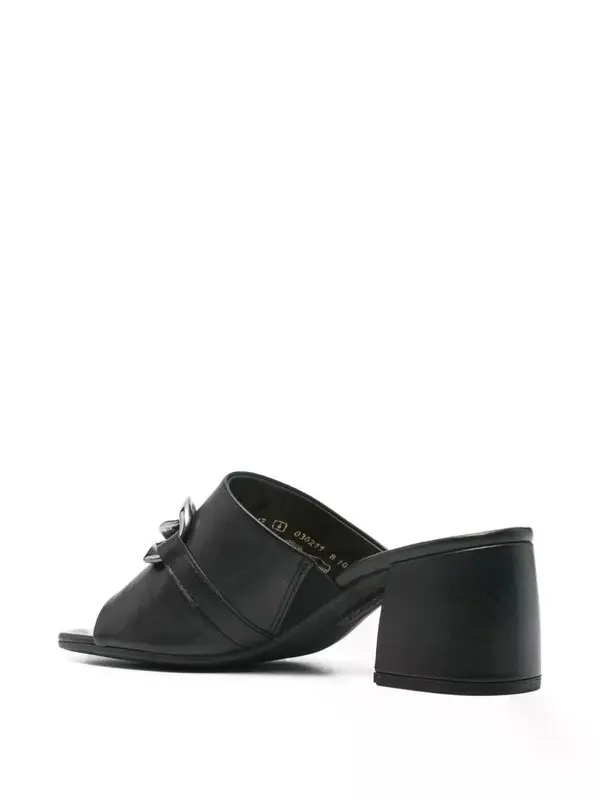Gabor Chain-embellished Mules - Black