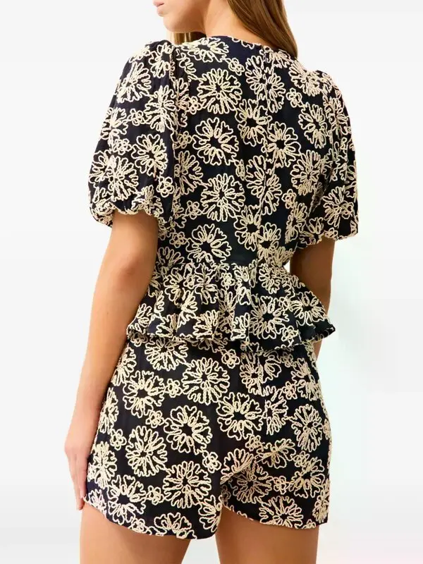 MARIE OLIVER Floral Print Shorts