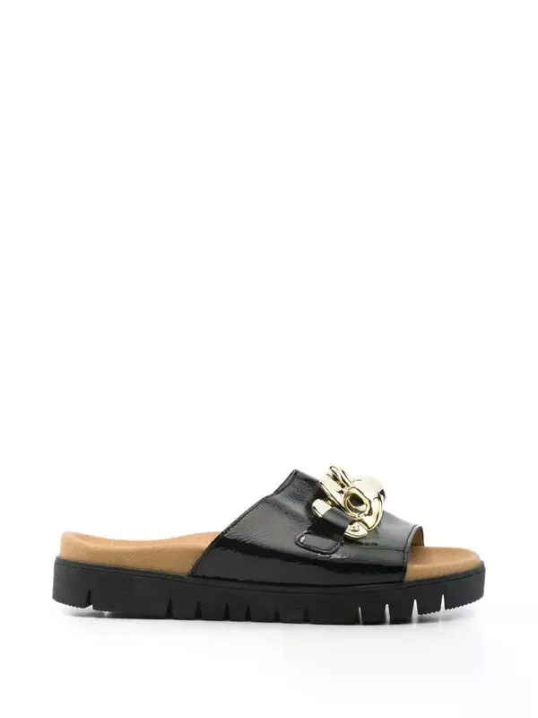 Gabor Chain-embellished Platform Sandals