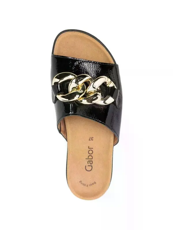 Gabor Chain-embellished Platform Sandals