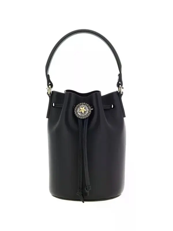 KATE CATE Star Detail Bucket Bag - Black