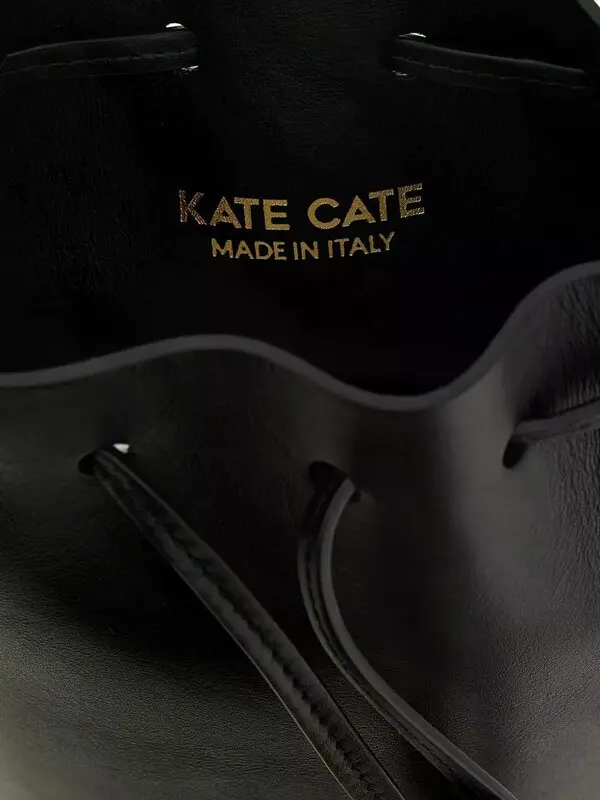 KATE CATE Star Detail Bucket Bag - Black