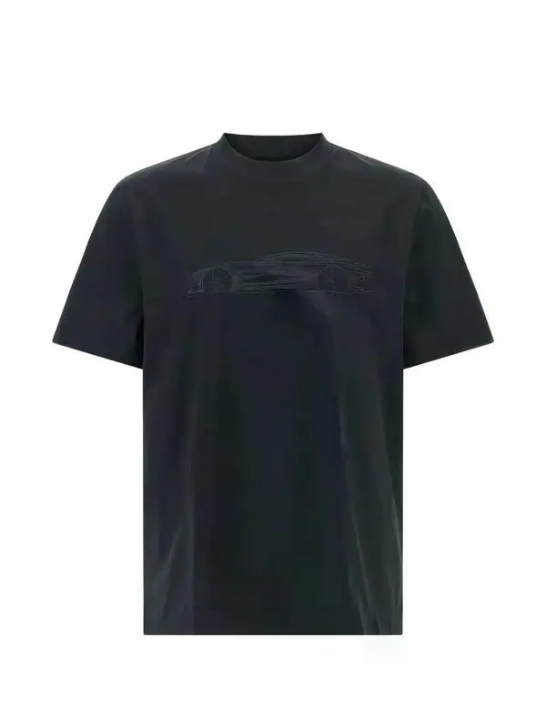 BOSS X Aston Martin Mercerised-cotton T-shirt With Car Artwork