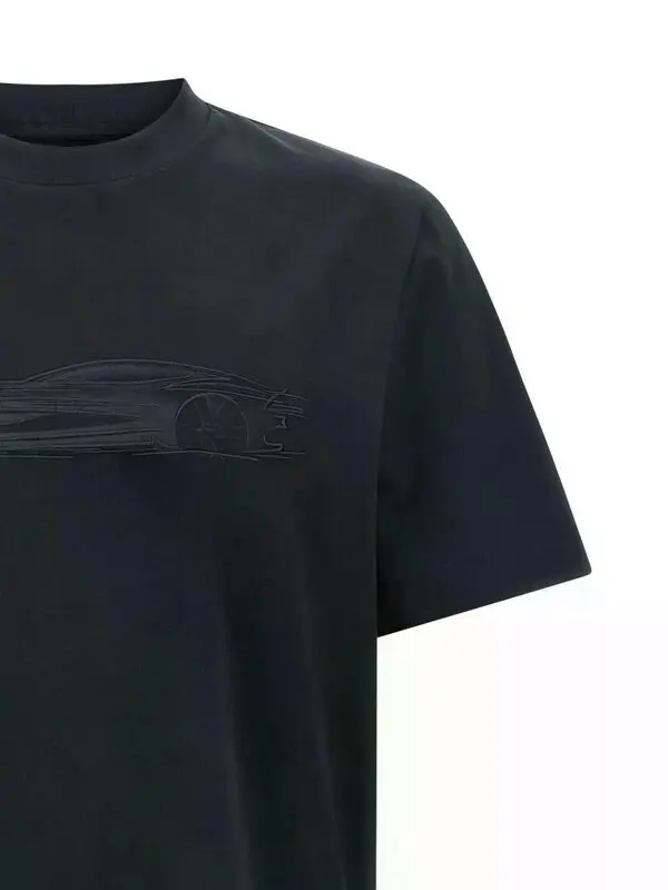 BOSS X Aston Martin Mercerised-cotton T-shirt With Car Artwork
