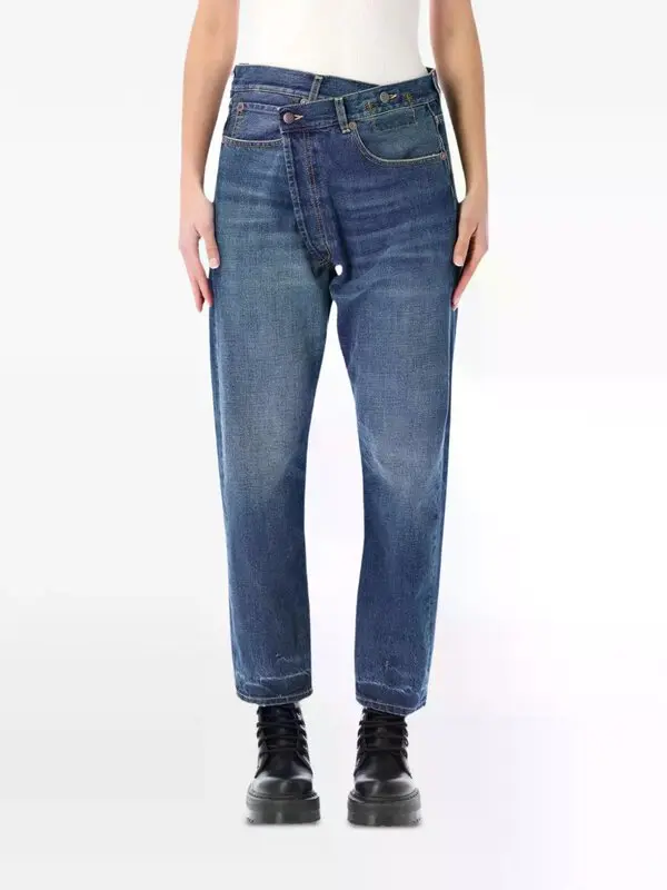 R13 Crossover Logo-patch Jeans