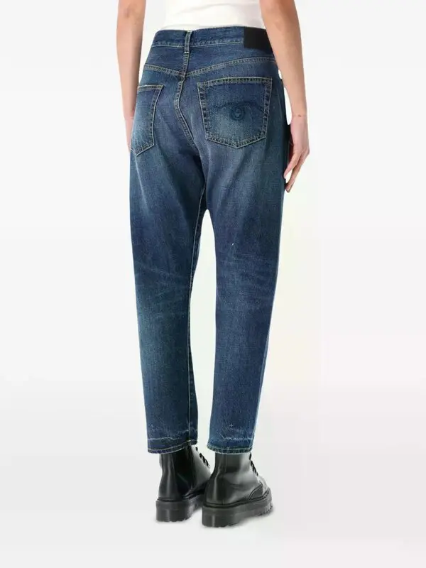R13 Crossover Logo-patch Jeans