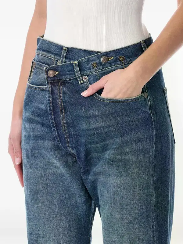 R13 Crossover Logo-patch Jeans