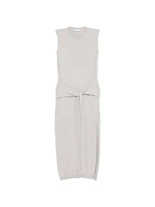 LEMAIRE Lemiare Sleeveless Knotted Midi Dress