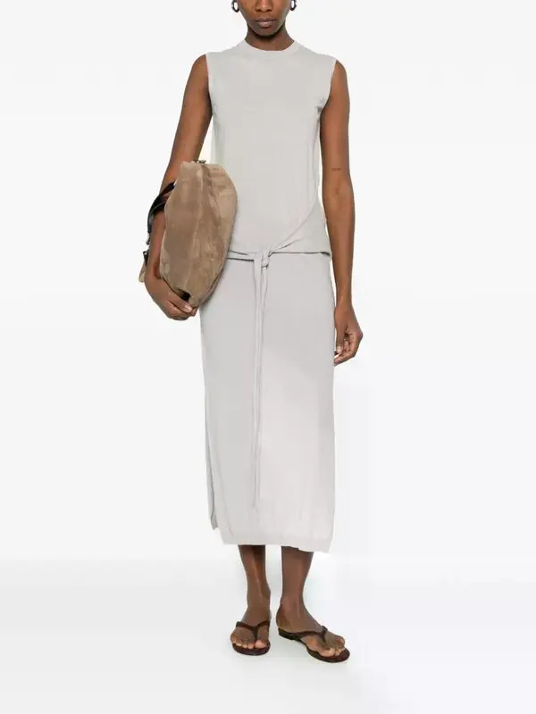LEMAIRE Lemiare Sleeveless Knotted Midi Dress