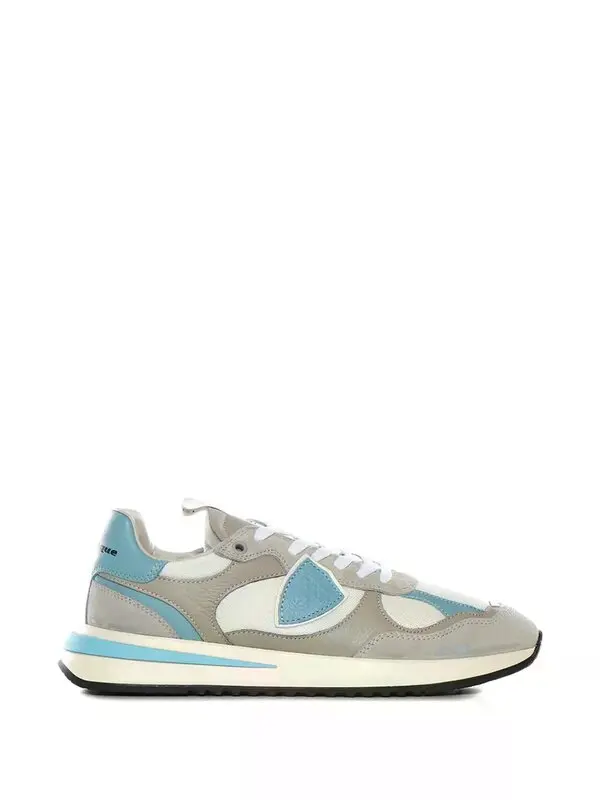 Philippe Model Olympique Appliqued Panelled Sneakers - Grey