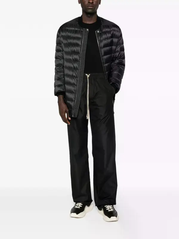 MONCLER + RICK OWENS Flight Logo-appliqué Quilted Jacket