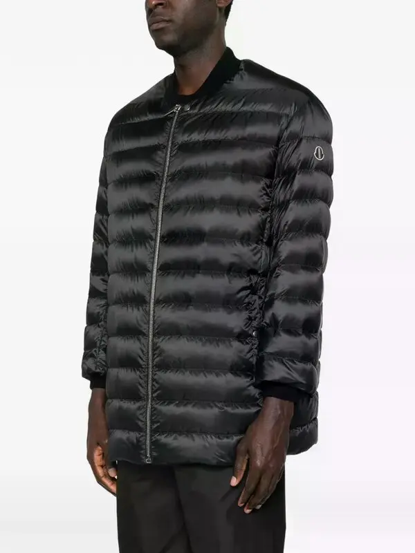 MONCLER + RICK OWENS Flight Logo-appliqué Quilted Jacket