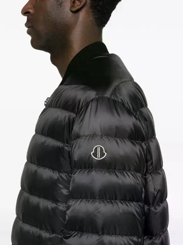 MONCLER + RICK OWENS Flight Logo-appliqué Quilted Jacket
