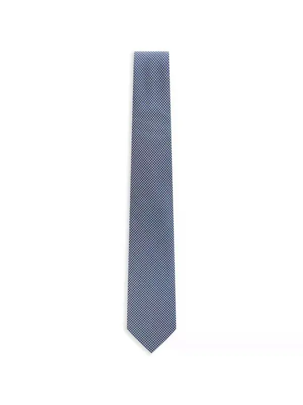 TOM FORD Patterned Neck Tie - Blue