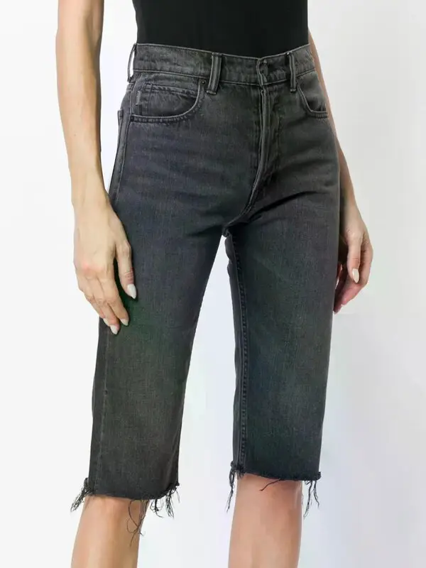 Helmut Lang Slim Denim Culottes