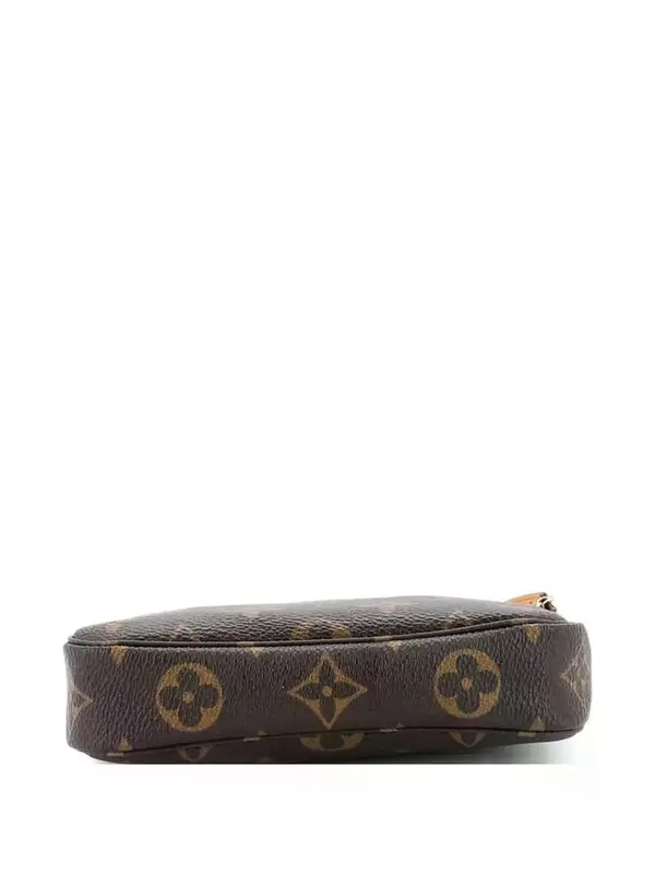LOUIS VUITTON Pochette Accessoires Monogram Canvas Mini Clutch - Brown