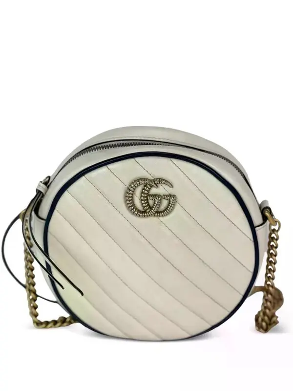 Gucci Gg Matelassé Round Shoulder Bag