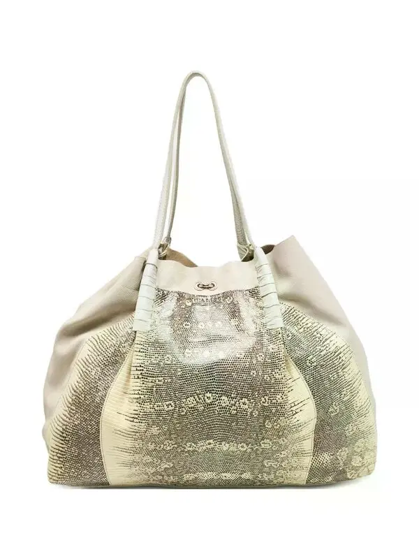 Nina Ricci Lizard Leather Tote