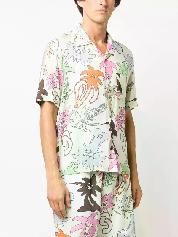 Palm Angels Palmity Allover-print Shirt