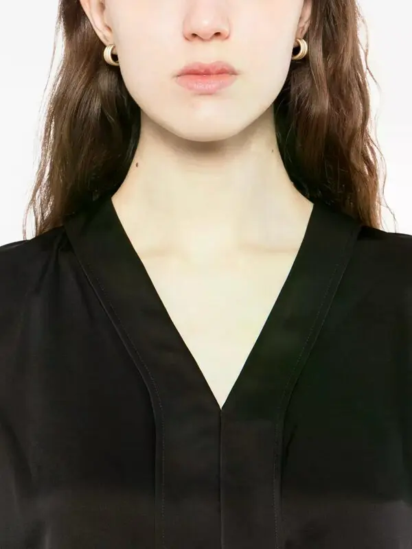 Theory Seam Satin Blouse
