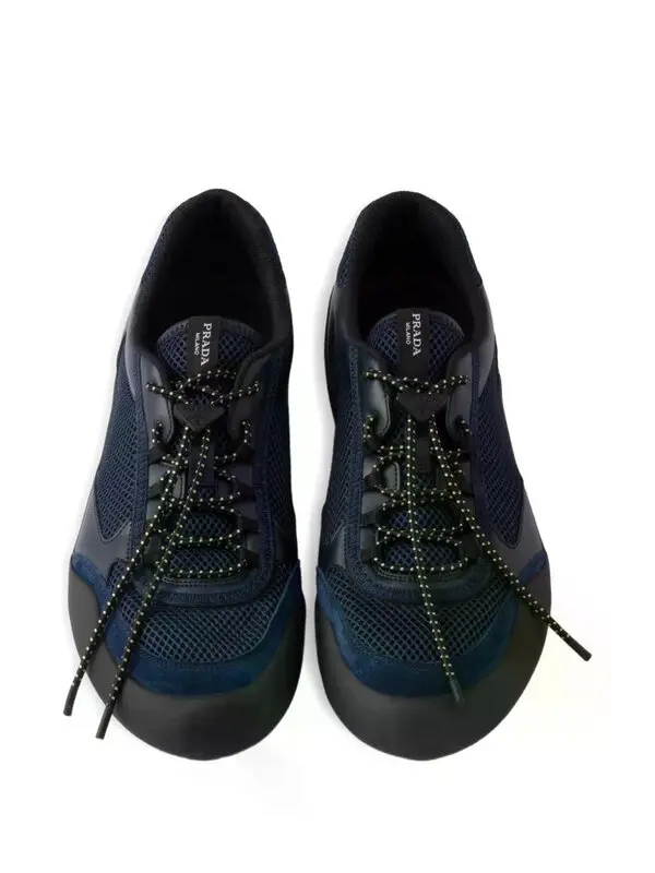 Prada Speedrock Geometric Sneakers - Blue