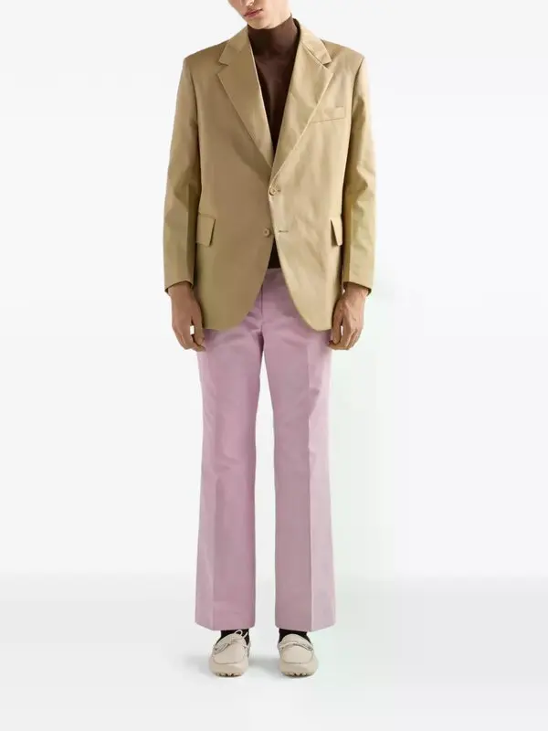 Prada Single-breasted Jacket - Neutrals