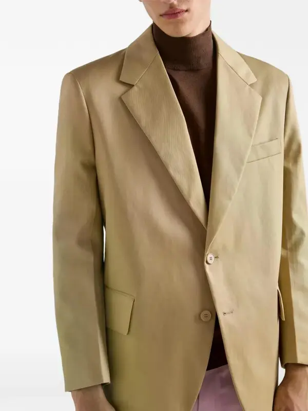 Prada Single-breasted Jacket - Neutrals