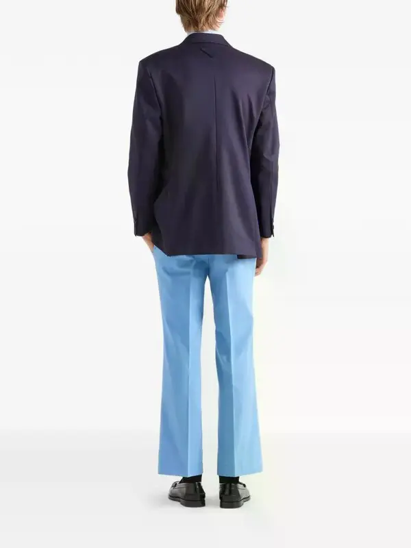 Prada Double-breasted Peak-lapel Blazer