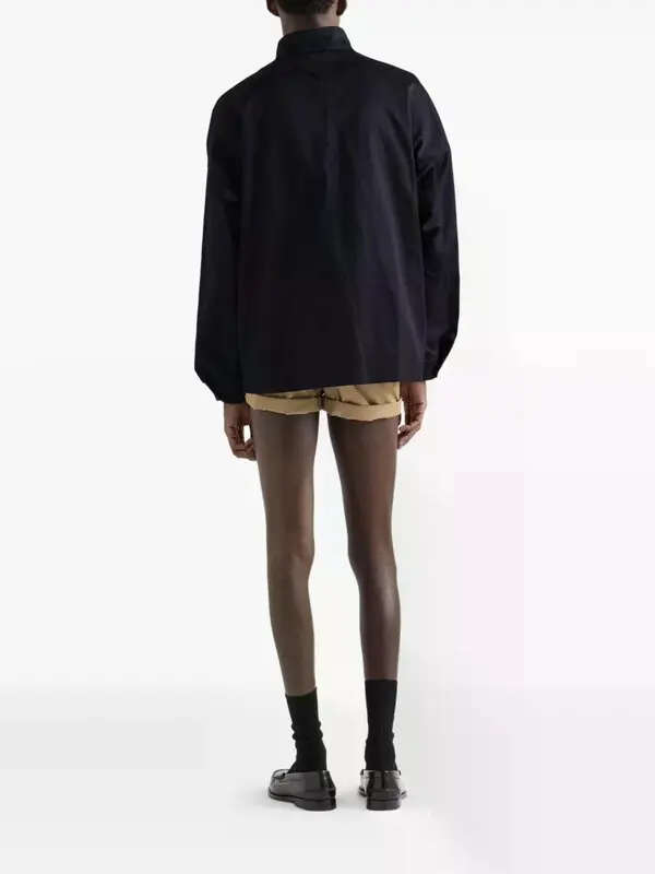 Prada Triangle-logo Jacket - Blue