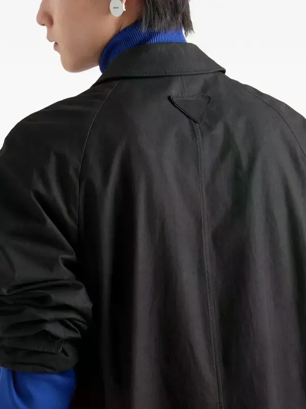 Prada Buttoned Tailored Coat