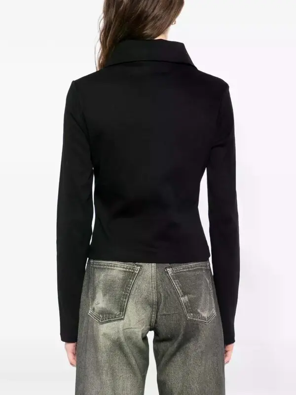 Our Legacy Zipped Long-sleeved Top - Black