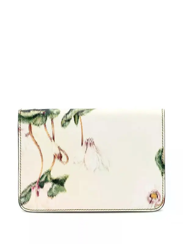 Oscar De La Renta Mini Floral-print Clutch
