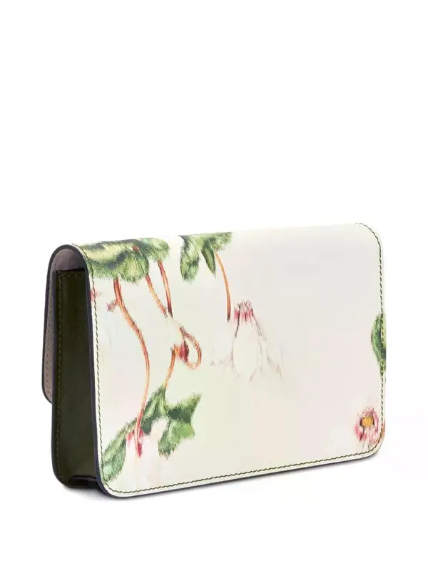 Oscar De La Renta Mini Floral-print Clutch