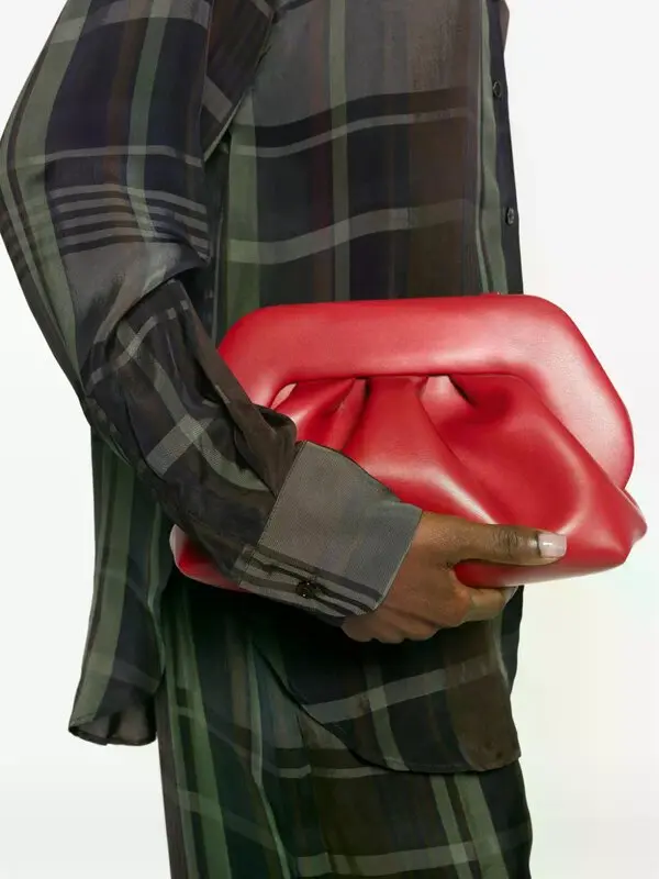 THEMOIRE Medium Bios Ruched Clutch