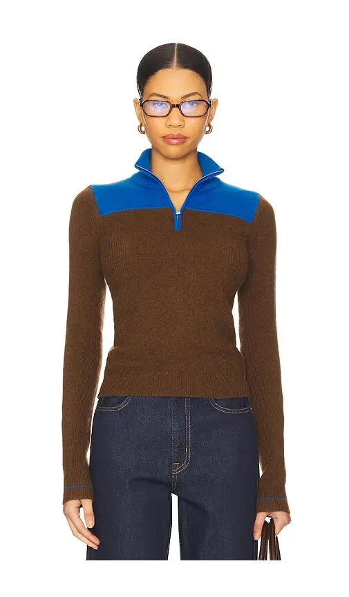 Guest In Residence Alpine Half Zip Sweater