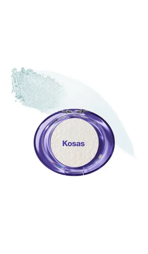 KOSAS Shiny Objects Wet Glisten Powder Highlighter For Face + Eyes - Opaline