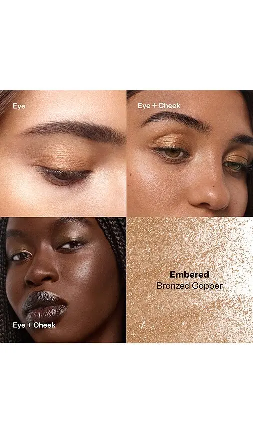 KOSAS Shiny Objects Wet Glisten Powder Highlighter For Face + Eyes - Embered