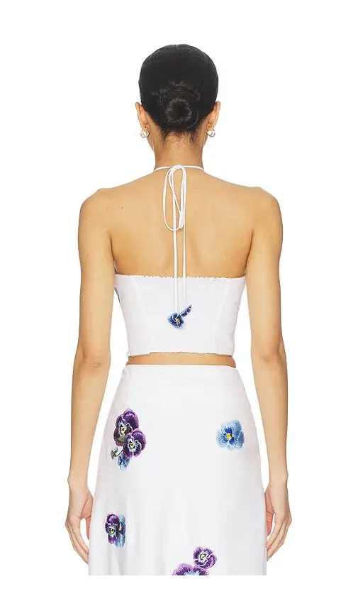 ROSEWATER HOUSE Pansy Bustier