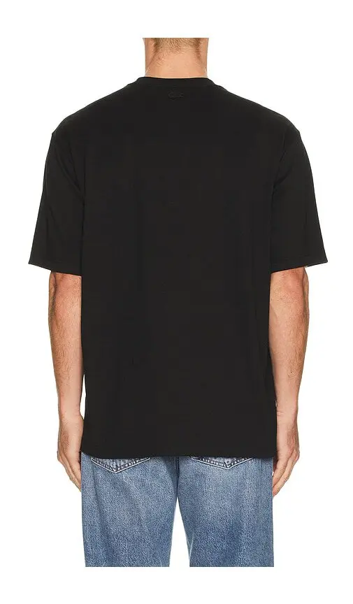 Lacoste Loose Fit Logo Tee - Black