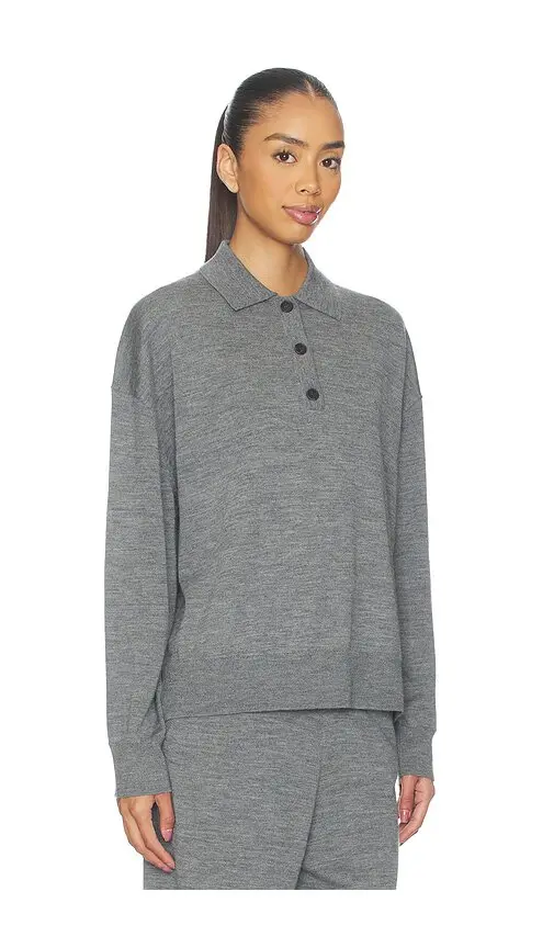ANINE BING Lee Polo Sweater