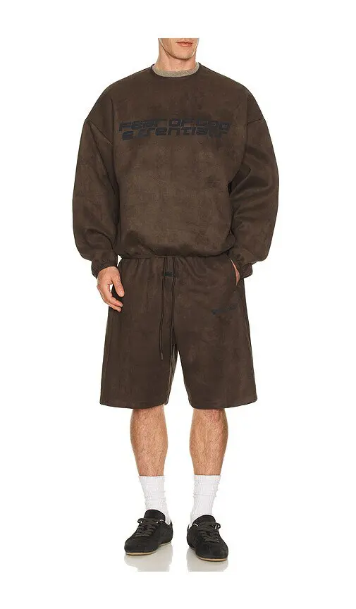 Fear Of God Relaxed Sweatshort - Brown