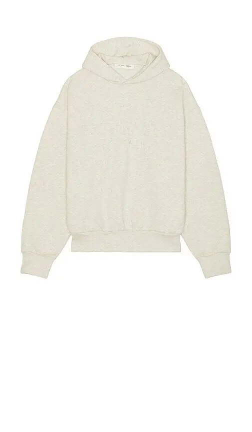 Fear Of God Classic Hoodie With Logo Detail - Oatmeal Heather