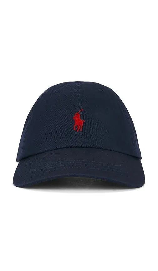 Polo Ralph Lauren Twill Sport Cap - Newport Navy & Red