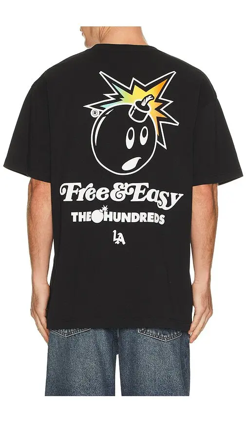 THE HUNDREDS X Free & Easy Adam Bomb T-shirt - Black