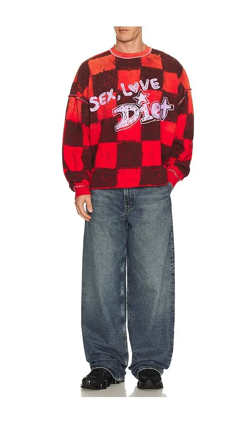 DIET STARTS MONDAY Sl&d Crewneck Sweatshirt