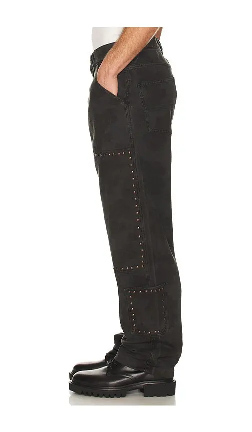 PLEASURES Cowhide Double Knee Work Pant