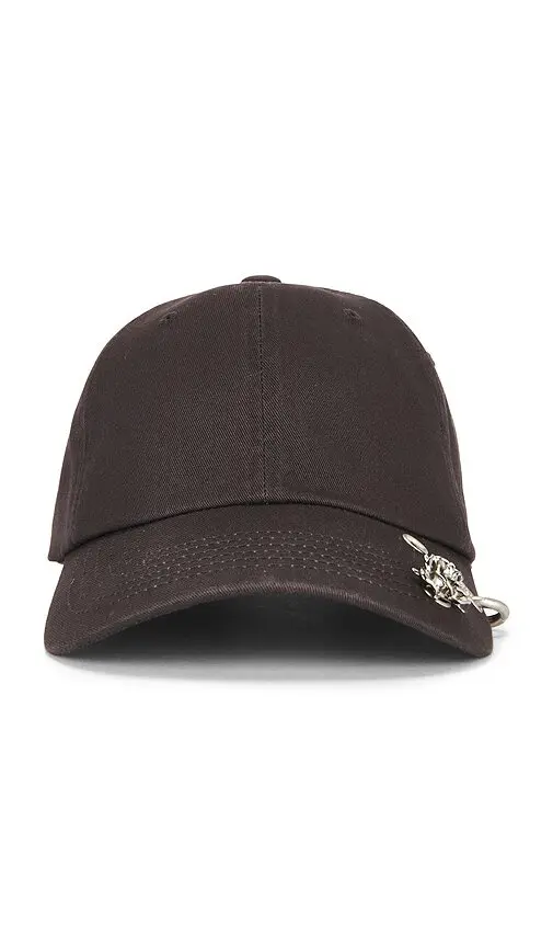 We11Done Spike Rose Cap - Charcoal