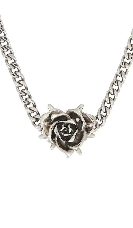 We11Done Spiky Rose Necklace