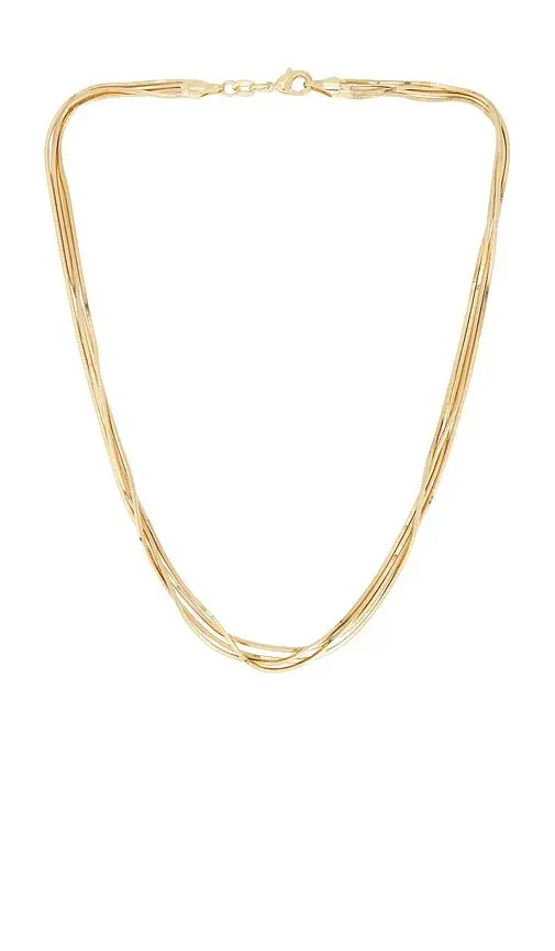 LOVERS AND FRIENDS Colette Layered Chain Necklace - Gold